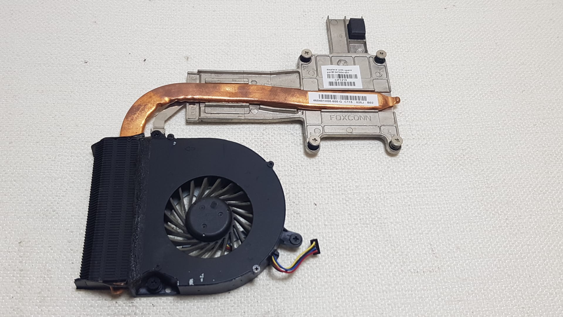 HP EliteBook 8560 Fan + Blok