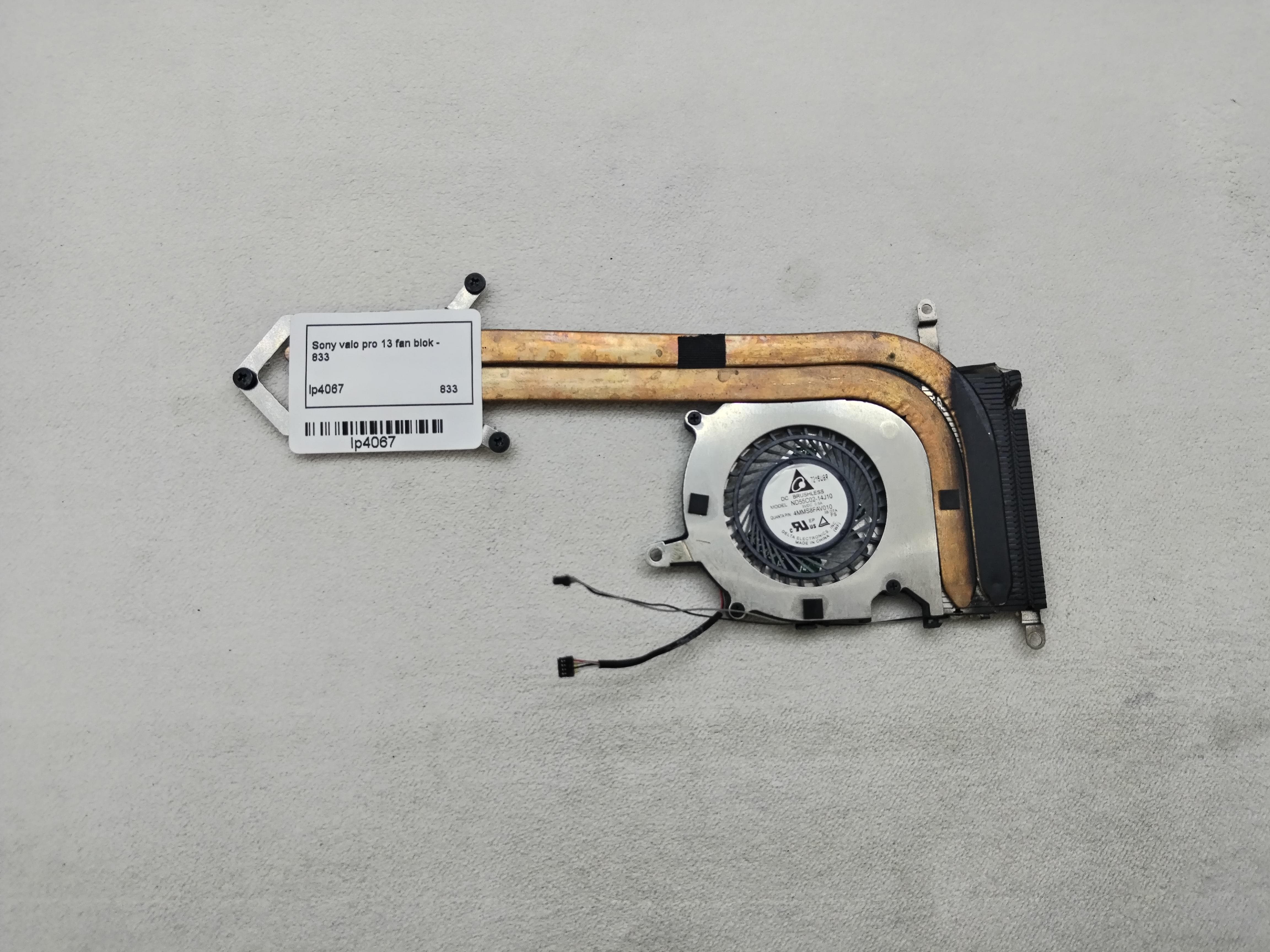 Sony Vaio Pro 13 Fan Blok